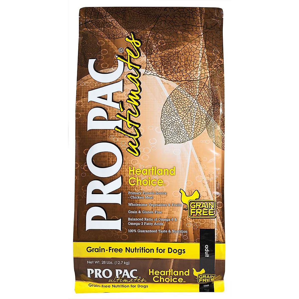 Pro Pac Ultimates Heartland Choice Grain Free Dry Dog Food, 28 Lb.