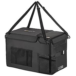 BougeRV CRPRO 26 Quart Insulated Protective Cover, 12 Volt Portable Car Refrigerator Carrying Case Only for CRPRO 26 Quart Refrigerator (Refrigerator NOT Included)
