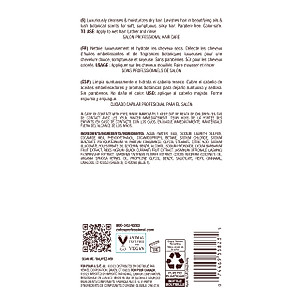 Bain de Terre Jasmine Moisturizing Shampoo, Luxurious Hydration for Dry Hair with Argan & Monoi Oils, Paraben-Free, Color-Safe, Vegan, 33.8 Fl Oz