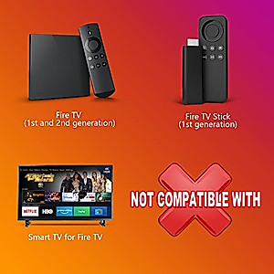 Voice Replacement (3rd Gen) TV Remote Controls, Requires Compatible with Fire TV Stick /4K/Max/Lite/Cube