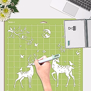 Craft Vinyl Weeding Tools,Scraper,Weeders,Spatula,Scoring Stylus,Tweezers,Scissor,Weeding Tool Set Basic Craft Removal Tool Kits for Cricut,Scrapbooking,Silhouettes and Cardstock,7 pcs Mint