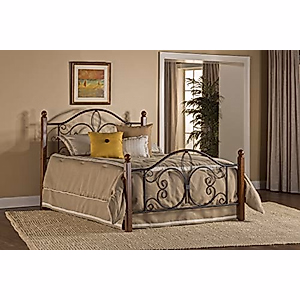Hillsdale Furniture Hillsdale Milwaukee Post Queen Bed Textured Black