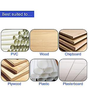 LANIAKEA 4-1/8-Inch Bi-Metal Hole Saw 105MM M42 Annular Hole Cutter HSS Variable Tooth Pitch Holesaw Set with Arbor Blue for Home DIYer