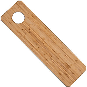 Bamboo Home Life Long Charcuterie Board - 31 Inch Long Cheese Board Includes Hole for Dips or to Hang on Wall - Great for Meats, Cheeses, Appetizers Platter at Parties, Gifts