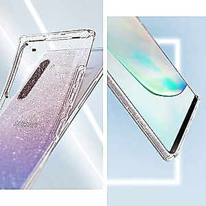 Spigen Liquid Crystal Glitter Designed for Samsung Galaxy Note 10 Case (2019) - Crystal Quartz