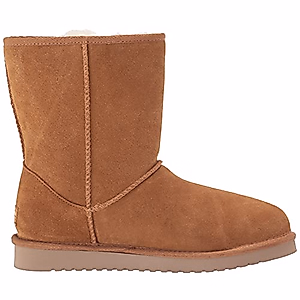 Koolaburra by UGG womens Victoria Short Fashion Boot, Chestnut, 8 US