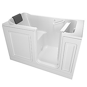 American Standard 3260.219.SRW Acrylic Soaking 32"x60" Right Side Door Walk-In Bathtub in White