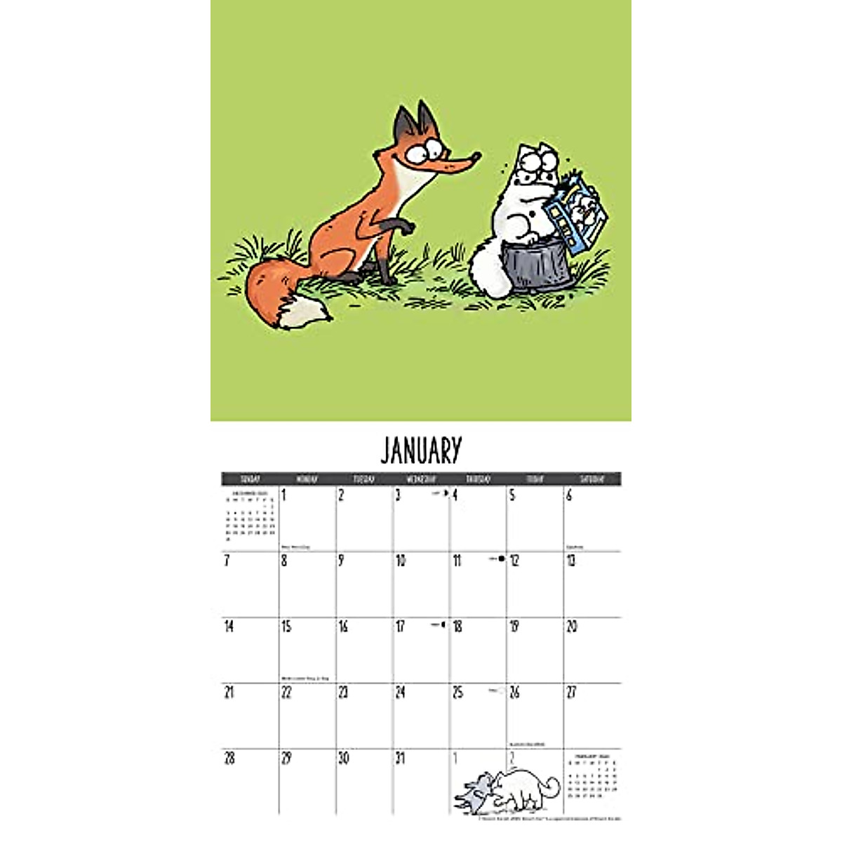 Simon's Cat 2024 Calendar