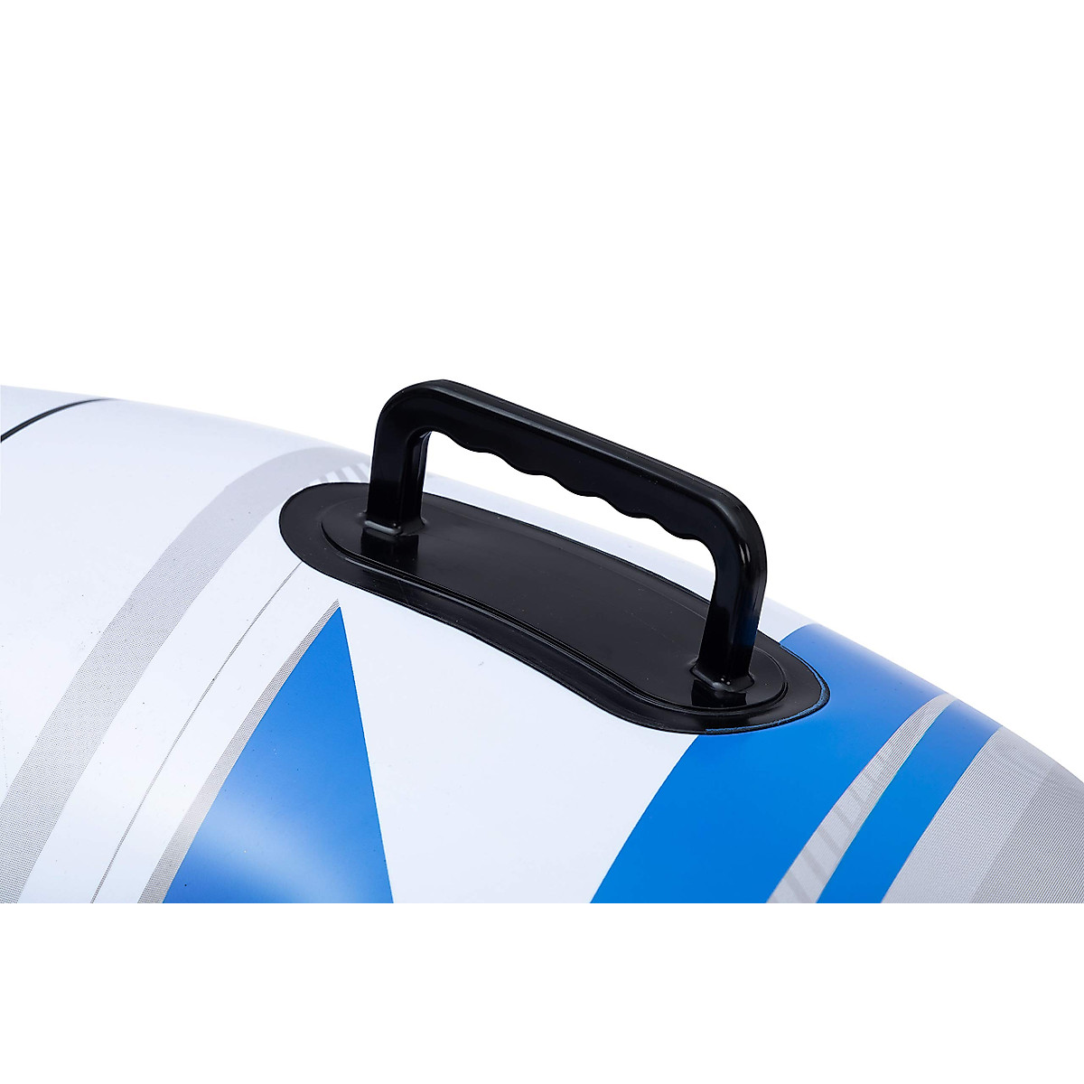 JOYIN 47'' Inflatable Snow Tube, Heavy-Duty Snow Tube for Sledding, Great Inflatable Snow Tubes for Winter Fun and Family Activities (Sliver)