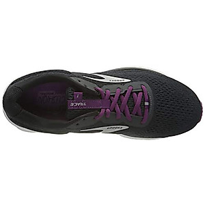 Brooks Women's Trace Neutral Running Shoe - Ebony/Black/Wood Violet - 11.5
