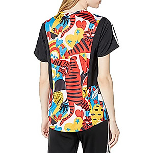 adidas Women's Own The Run Egle Tee, Clear Pink, X-Large