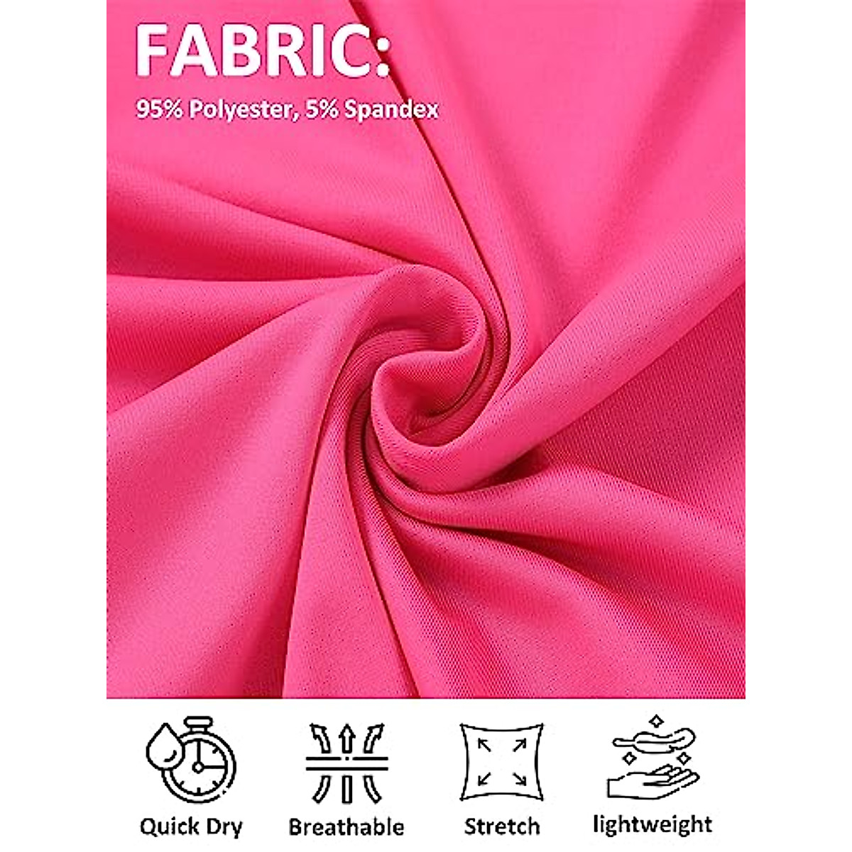 EXARUS 4 Pack Girls Athletic Shirts Short Sleeve Quick Dry Crewneck Tee Activewear Performance Tops for Kids 8-16Y Set 3 10Y