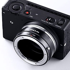K&F Concept Lens Mount Adapter C/Y-L Manual Focus Compatible with Contax/Yashica (C/Y) Lens to L Mount Camera Body