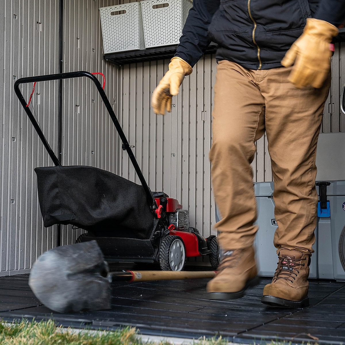 Lifetime Outdoor Storage Shed, 8 x 7.5 Foot