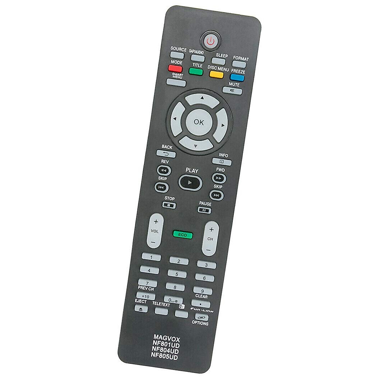 NKF NF801UD NF805UD TV Remote for MAGNAVOX 32MF301B 37MF301BF7 40MF401B/F7 46MF440B