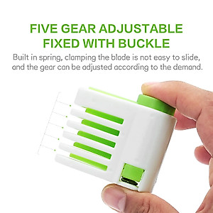 2 Pcs DIY Cake Slicer, Cake Slicing Leveler, Toast Cut, Adjustable 5 Layers Leveler Slicer(2 of Green)