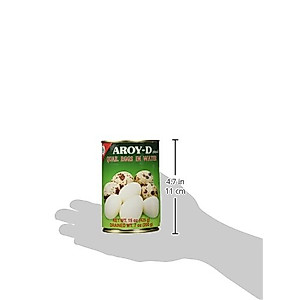 Aroy-D Quail Egg - 15oz (Pack of 3 Cans)