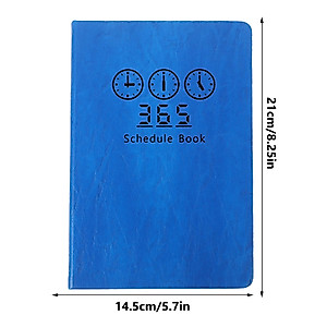 NUOBESTY Bookmark Bookbaga Note Pad Efficient Planner Date Planner Work Notepad Notebook Calendar Schedule Notepad Efficient Plan Pad The List Lesson Plan Calendar Book Dating Paper