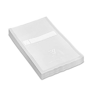 Vesta Precision Vacuum Seal Bags | Clear and Embossed | 6x10 inch | Pint | 100 Vacuum Bags per Pack | Great for Food Storage and Sous Vide