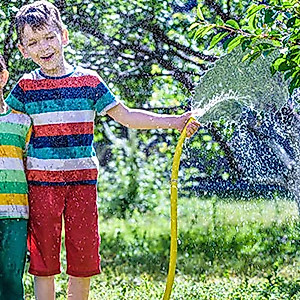 yeencheer Hose Repair Kit - 14 PCS 5/8 Brass Garden Hose Repair Connector with Clamps, Female Hose End Repair Water Hose Repair Kit with 8 Stainless Steel Clamps and 2 Roll Seal Tapes