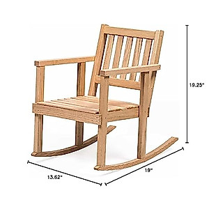 Lehman's Eli & Mattie Amish Handcrafted Little Child Wooden Rocking Chair