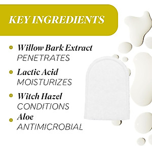 Fur Ingrown Eliminator- Post Hair Removal Care to Soothe Irritation and Eradicate Bumps - 12 Wipes