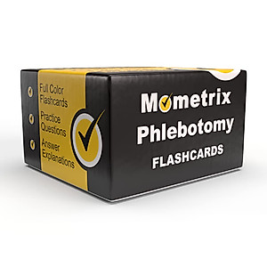 Phlebotomy Study Cards 2023-2024: Phlebotomy Exam Review and Training with Practice Test Questions [Full Color Cards]