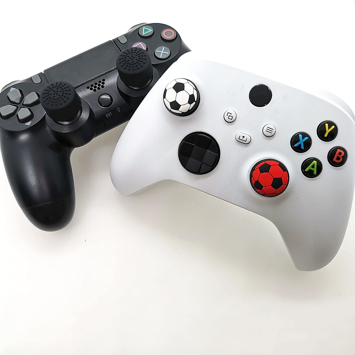 30pcs Joystick Grip for Ps5 Ps4 Controller, Silicone Thumb Grips Caps Cover Analog Stick for Playstation 5, Playstation 4 Controller, Xbox 360, Xbox One Controller (B 30pcs)