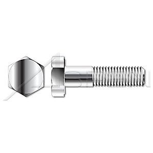 (50 pcs) M16-2.0 X 55mm, DIN 931 / ISO 4014, Metric, Hex Head Cap Screws Bolts, Part Thread, A4 Stainless Steel