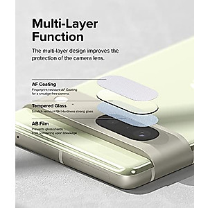 Ringke Camera Glass [3 Pack/Multi-Layer Protection] Compatible with Google Pixel 7 Camera Lens Protector, Tempered Glass Camera Cover