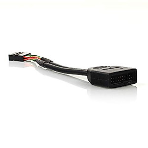 Silverstone Tek Internal 19-Pin USB3.0 to USB2.0 Adapter Cable (G11303050-RT)