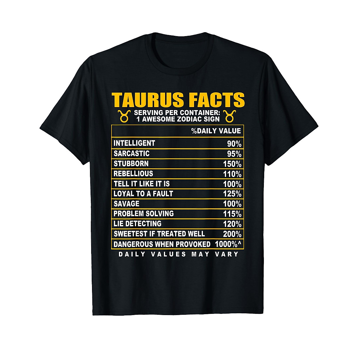 Taurus Facts T-Shirt