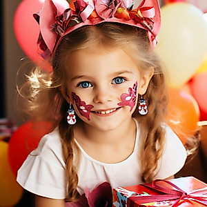 Christmas Earrings for Women,Snowman Earrings Xmas Snowman Drop Dangle Earrings Acrylic Truck Tree Garland Red Green Earrings Festive Gifts Holiday Accessory (Snowman)