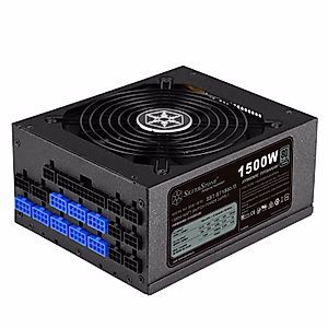 Silverstone Strider ST1500-TI, 80 Plus Titanium 1500W Fully Modular ATX/PS2 Power Supply, SST-ST1500-TI