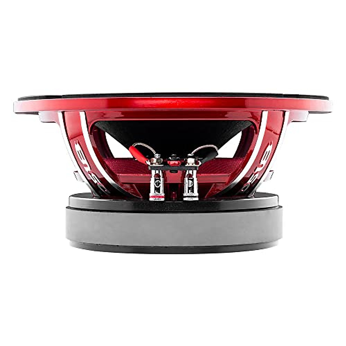 DS18 PRO-EXL84 Loudspeaker - 8", Midrange, Red Aluminum Basket, 800W Max, 400W RMS, 4 Ohms, Ferrite Magnet - for The People Who Live and Breathe Car Audio (1 Speaker)
