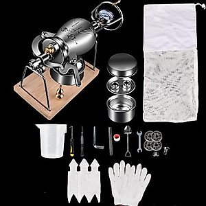 Chinese Popcorn Maker Popcorn Machine, Retro Nostalgia Mini Popcorn Machine Suitable for Corn Rice Soybean Mung Bean Red Bean