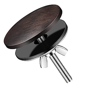2 Inch Kitchen Sink Hole Cover Faucet Hole Cover Stainless Steel Kitchen Sink Tap Hole Plate Stopper Cover Blanking Metal Plug(Oil Rubbed Bronze)