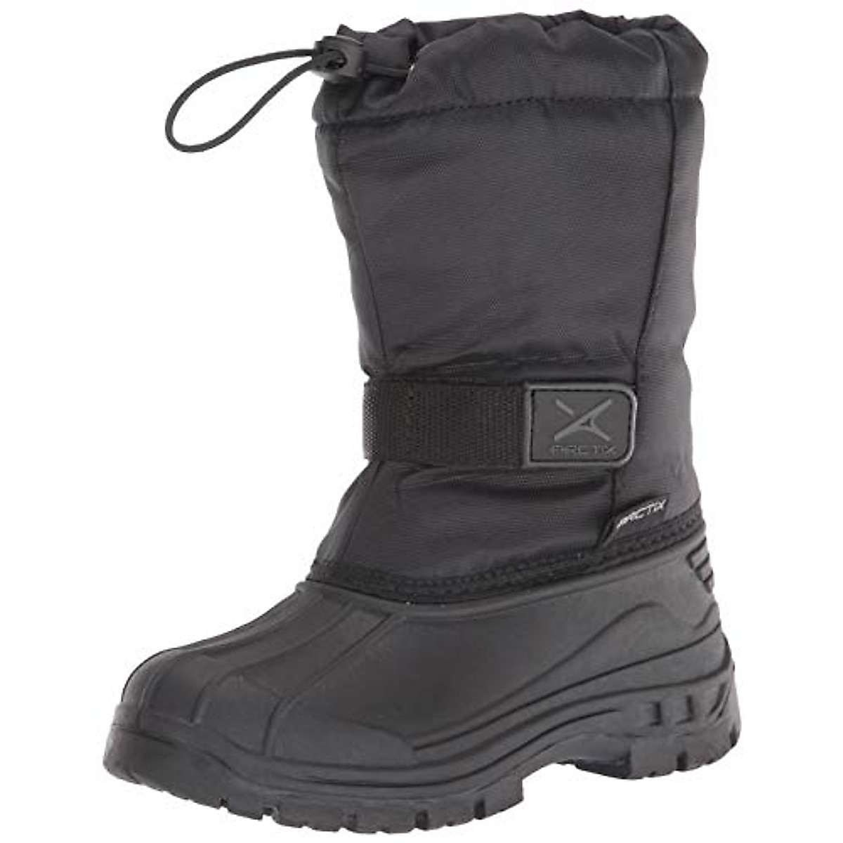 Arctix Kids Powder Winter Boot, Black, 12 Little Kid