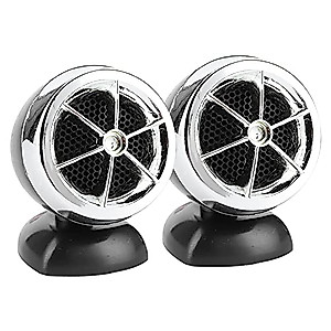 Car Speaker,Stable Performance 1200W 12V Tweeter Mini Horn Music Dome Loudspeaker for Car Audio System(Silver) for tweeters for car audio tweeters for car audio tweeters car audio car horn twee