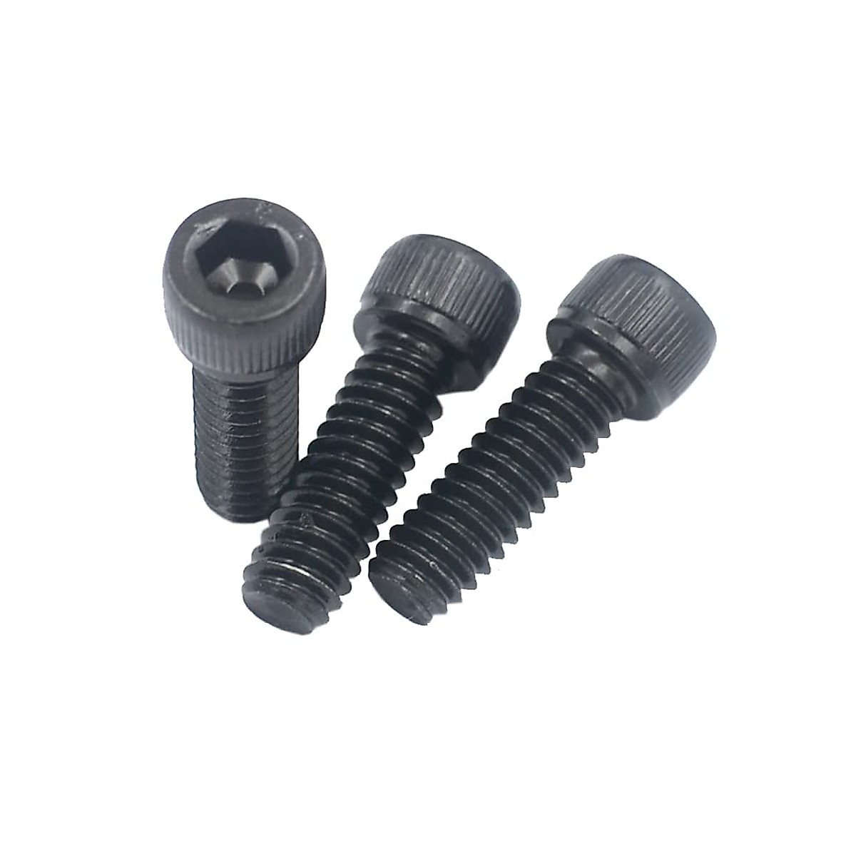 DGOL 40 pcs 1/4-20 x 3/4 inch Black Socket Head Screws Bolt, Grade 12.9 Super Hard Carbon Steel Material, Fully Thread, Allen Socket Drive