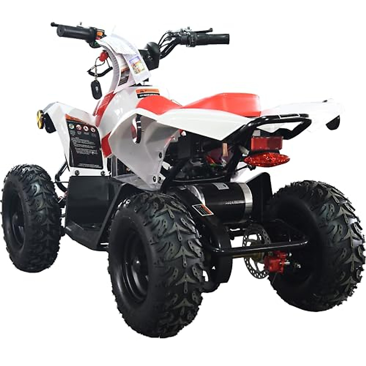 MotoTec E-Bully 36v 1000w ATV White
