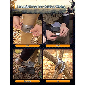 Duct Tape Heavy Duty 2in/105ft/35yd Water Resistant, Tear by Hand with No Residue Strong Adhesive Duct Tape for General Repairs and Professional Use (Gray, 2-Inch by 35-Yards (1-Pack))