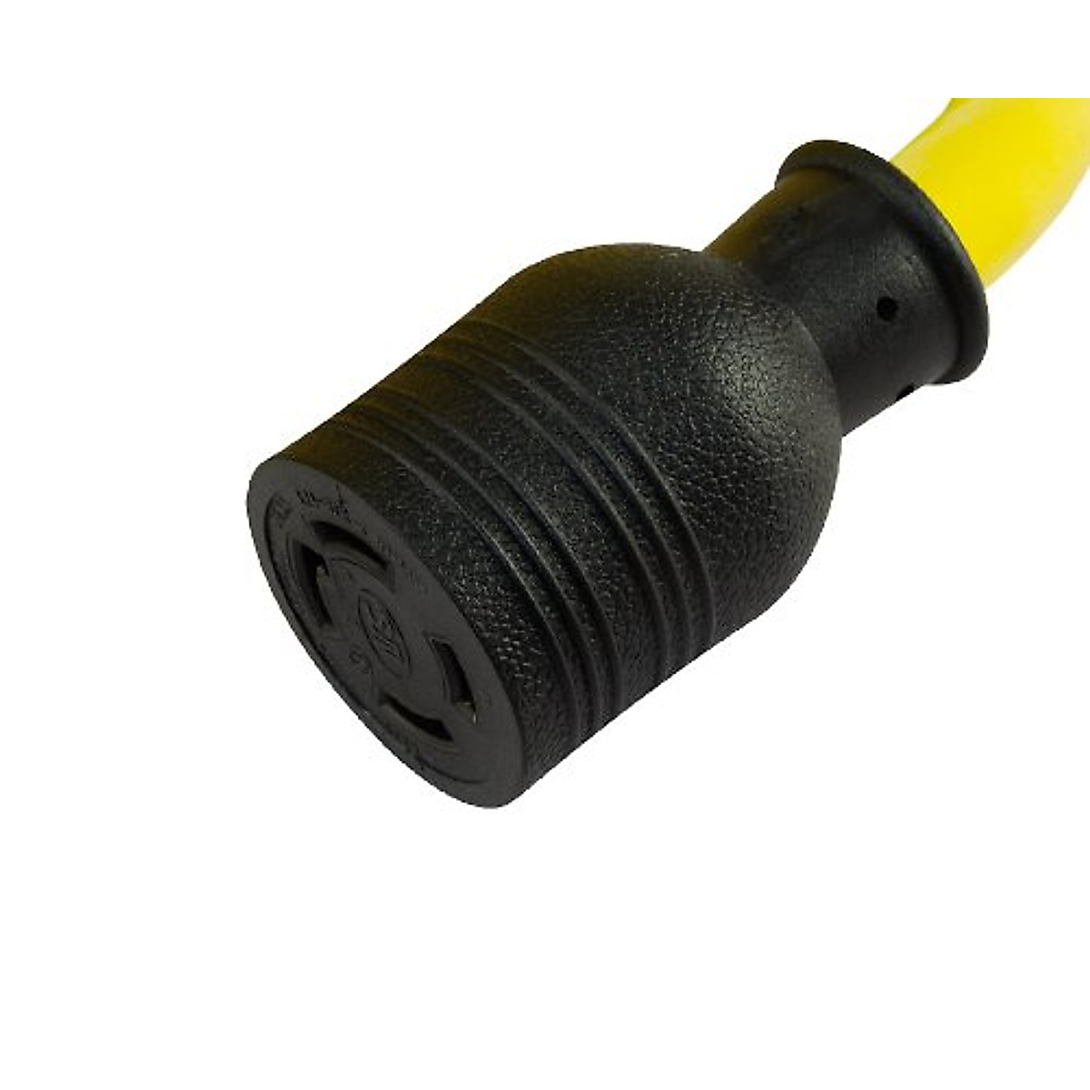 Conntek 14330 1.5-Foot Adapter 30 Amp NEMA 14-30P 4 Prong Male Plug To 30 Amp 125/250 L14-30R Volt Locking Female Connector