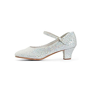 Theatricals Womens Starlite 1.5" Glitter Character Shoes Gold 07.5M T3115