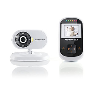 Motorola MBP18 Digital Wireless Video Baby Monitor with 1.8-Inch Color LCD Screen, 2.4 GHz FHSS, and Infrared Night Vision