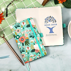 Pocket Planner 2023-2025 - Monthly Planner & Pocket Calendar, Jan 2023-Dec 2025, 6.3" x 3.8, 3 Year Monthly Planner, Calendar Planner with Inner Pocket and 60 Note Pages, Small Planner for Purse, Easy to Carry