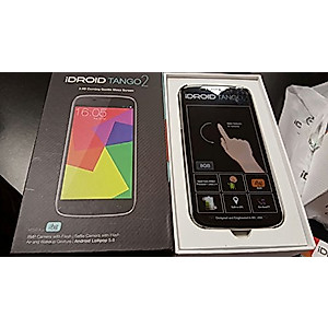 iDroid Tango 2 Black No Contract Phone - Retail Packaging (GSM Service)