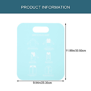 Cabilock 2pcs Shirt Packing Board Clothes Folding Tool Garment Folding Accessories