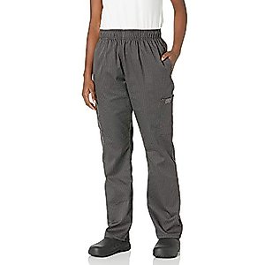 Chef Code Chef Pants, Houndstooth Charcoal, Medium