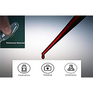 100pcs Plastic Disposable Transfer Pipettes - 3ml Plastic Calibrated Graduated Eye Dropper Suitable for Lip Gloss Transfer Essential Oils Science Laboratory Experiment